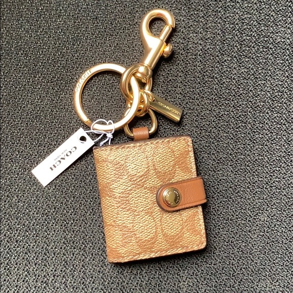 Coach | Accessories | Signature Coach Mini Photo Keychain | Poshmark